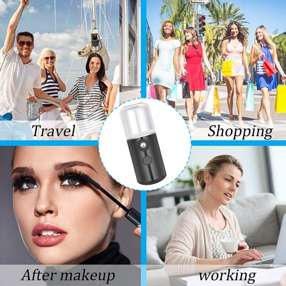 Skincare | Handheld Mini Ultrasonic Face Steamer Mister Nano Mist ...